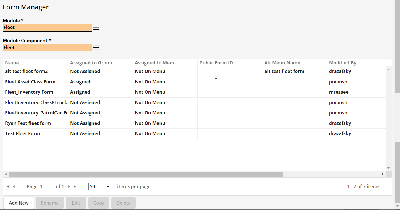 Form Manager Form Manager